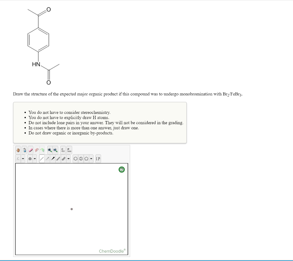 Solved Hn Draw The Structure Of The Expected Major Organic