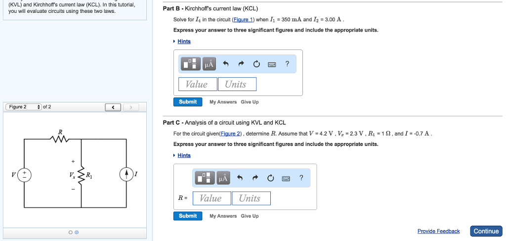 Solved Kirchhoff's Laws Part A Kirchhoffs voltage law (KVL) | Chegg.com