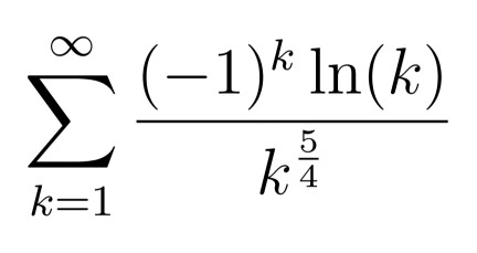 Solved -1)k In(k) 4 k=1 | Chegg.com