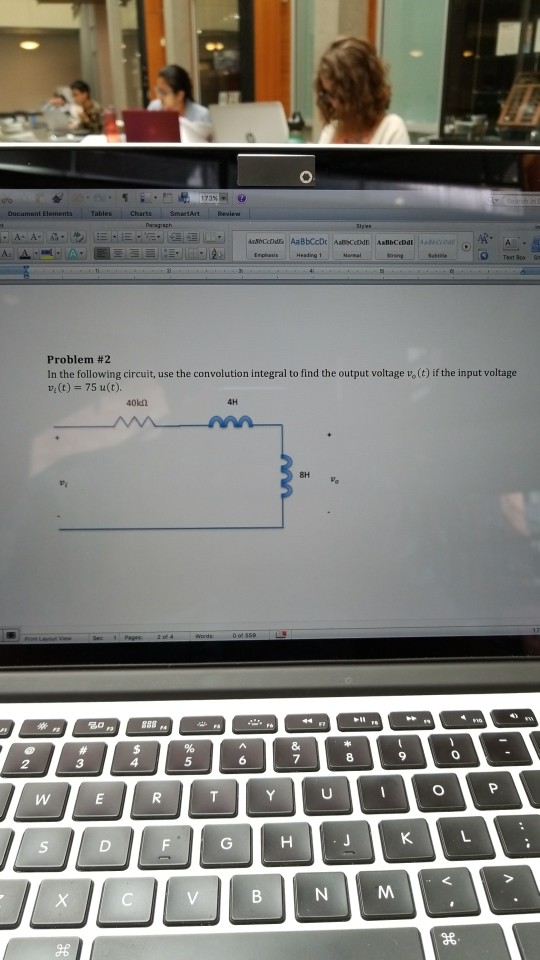 Solved In the following circuit, use the convolution | Chegg.com