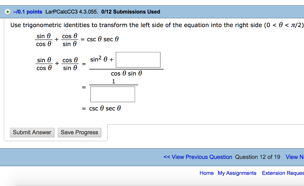 Solved +-10.1 points LarPCalcCC3 4.3.055. 0/12 Submissions | Chegg.com