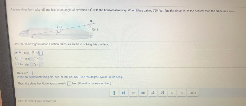 Solved A plane rises from take-off and flies at an angle of | Chegg.com