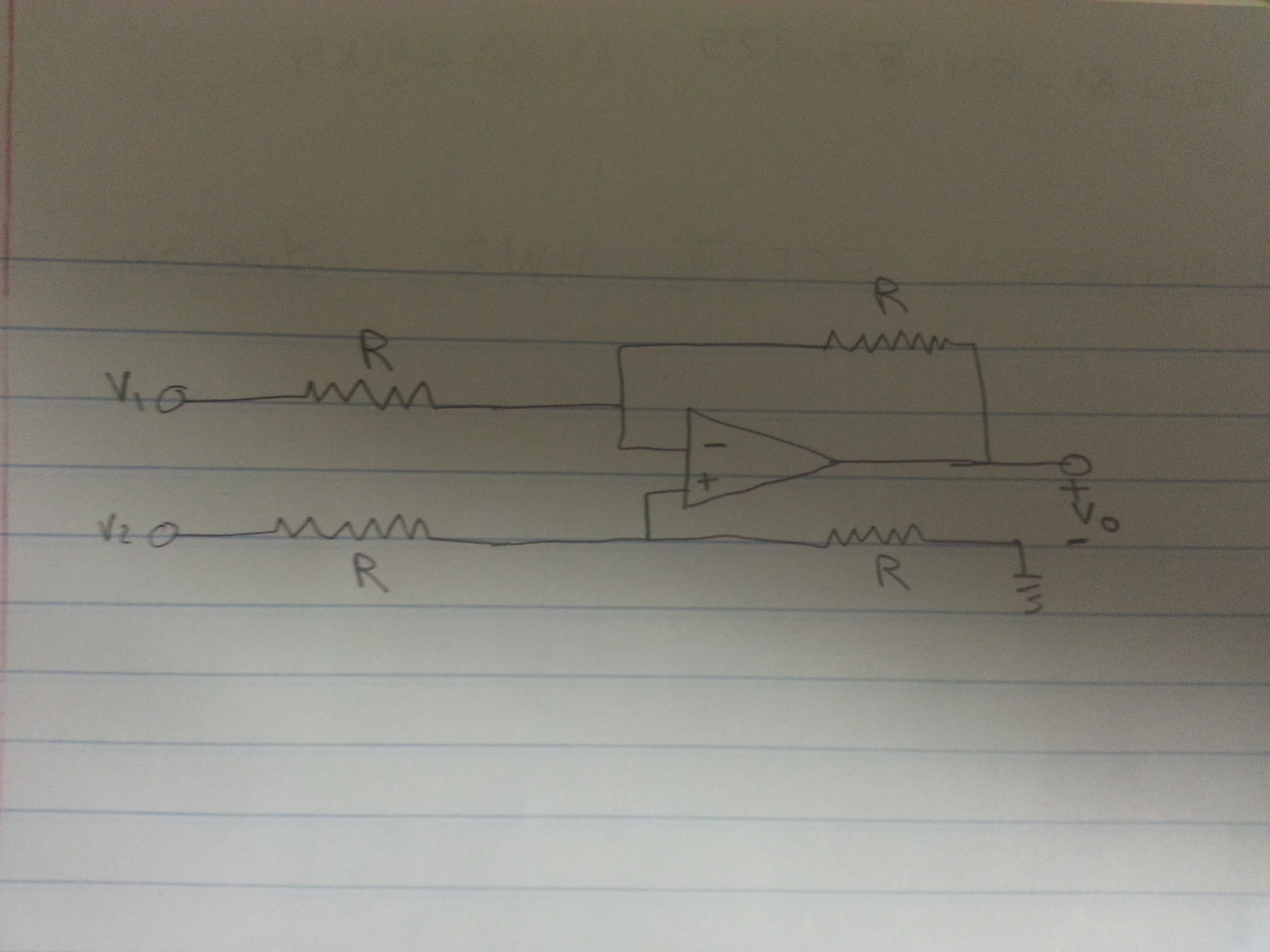 Solved Express Vo As A Function Of V1 And V2 What Is The 8234