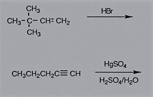 Solved CH3 HBr CH3-C-CHF CH2 CH3 HgSO4 | Chegg.com