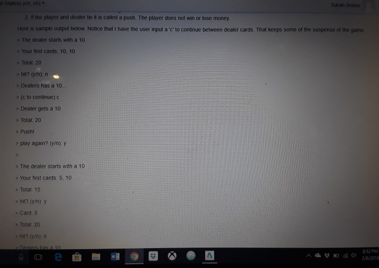 Solved In the card game named Blackjack players get two | Chegg.com