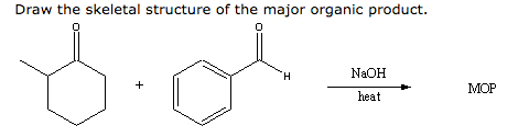 Solved Draw the skeletal structure of the major organic | Chegg.com