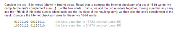 Solved Consider the two 16-bit words (shown in binary) | Chegg.com
