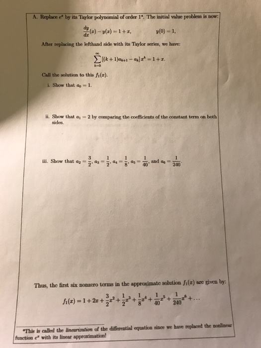 Solved Problem 6: (Approximating a forcing function with a | Chegg.com