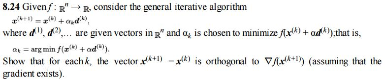 Solved Given f: r^n rightarrow r, consider the general | Chegg.com