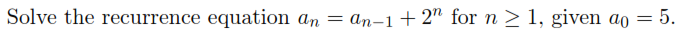 Solved Please use the plug-and-chug method outlined below: | Chegg.com