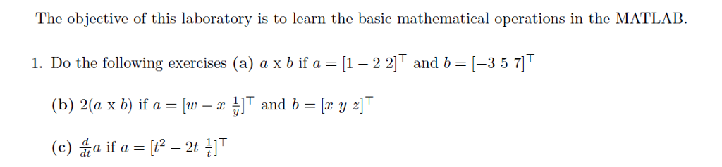 Solved The objective of this laboratory is to learn the | Chegg.com