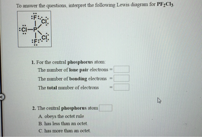 Pf2cl3 Lewis Structure