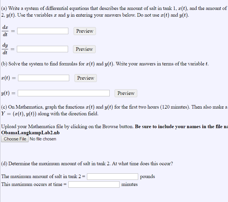 Solved Consider the two tanks shown in the figure below. | Chegg.com