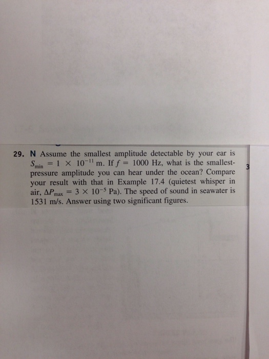 Solved Assume the smallest amplitude detectable by your car | Chegg.com