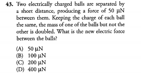Solved Two electrically charged balls are separated by a | Chegg.com