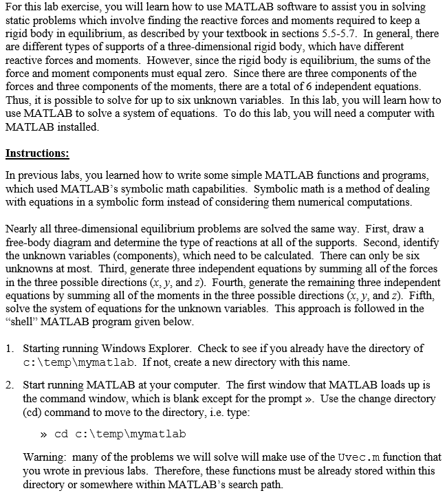 Solved This Question Is For Engineers Who Have Matlab Help 