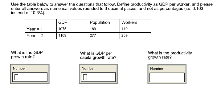Solved Use The Table Below To Answer The Questions That