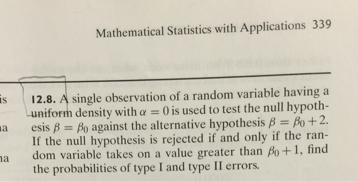 Solved A single observation of a random variable having a | Chegg.com