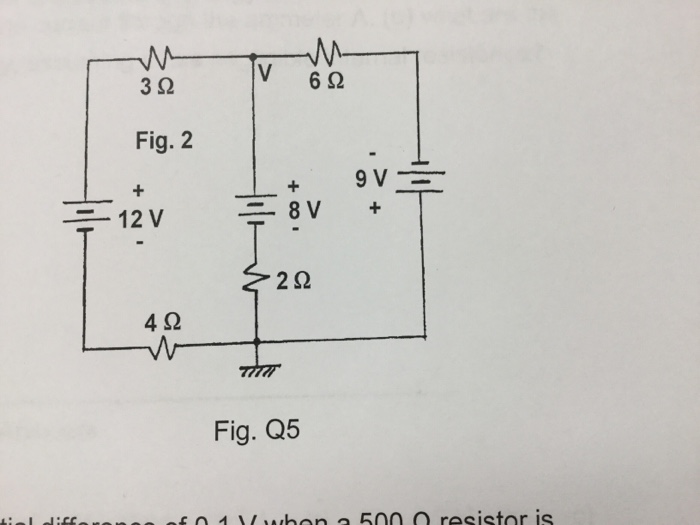 Solved Q4. Given a circuit as shown in Fig. Q5, 1) determine | Chegg.com