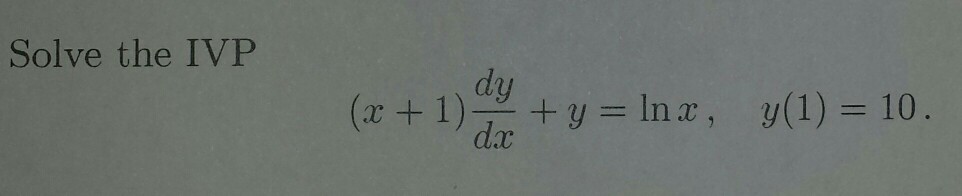 Solved Solve the initial value problem (Differential | Chegg.com