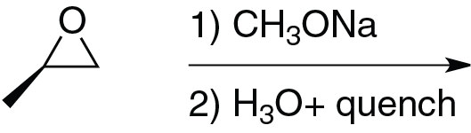 Solved O1) CH3ONa 2) H3O+ quench | Chegg.com
