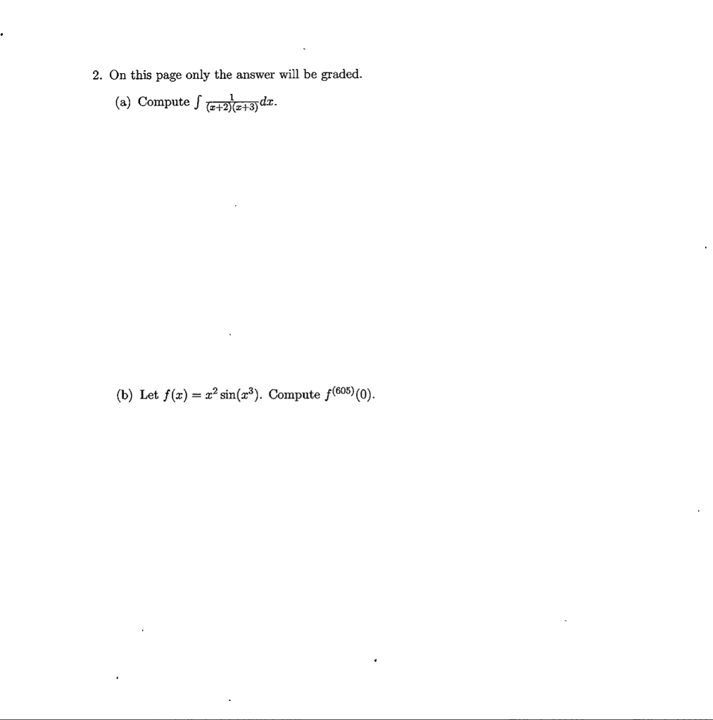 Solved Hi, I need help with these calculus 2 questions. | Chegg.com