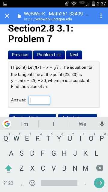 Solved HGE 2:38 x WeBWorK Math251-33499 https: webwork | Chegg.com