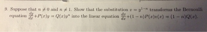 Solved Suppose that n 0 and n 1. Show that the substitution | Chegg.com