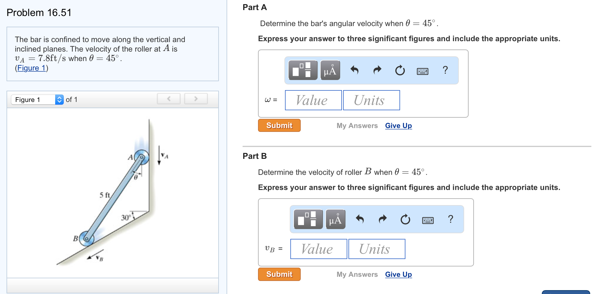 Solved: The Bar Is Confined To Move Along The Vertical And... | Chegg.com