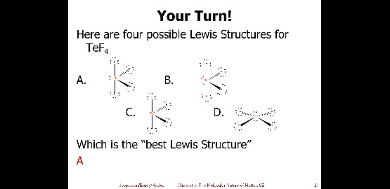 Tef4 Lewis Structure