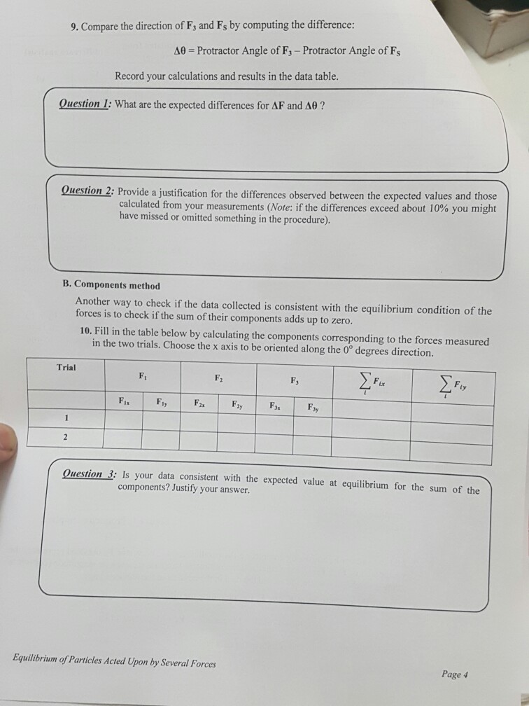 9. Compare the direction of Fs and Fs by computing | Chegg.com