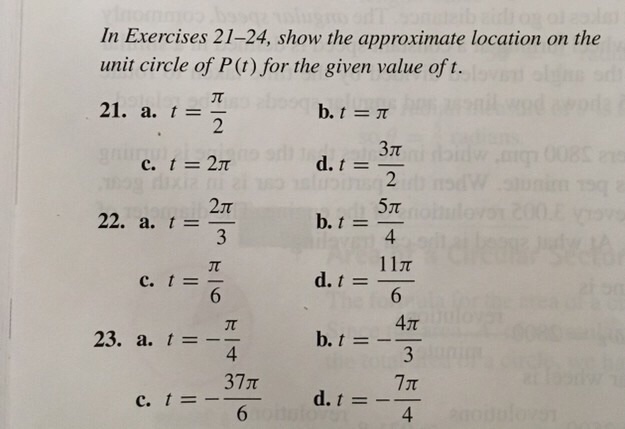 Solved In Exercises 21-24, show the approximate location on | Chegg.com