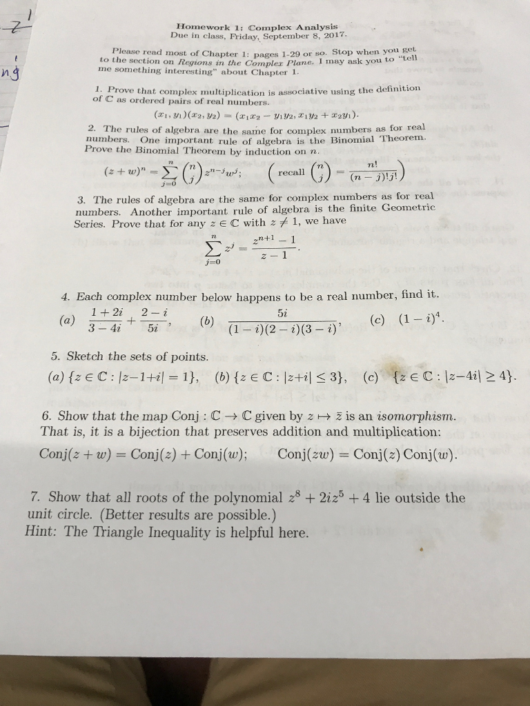 Solved Prove that complex multiplication is associative | Chegg.com