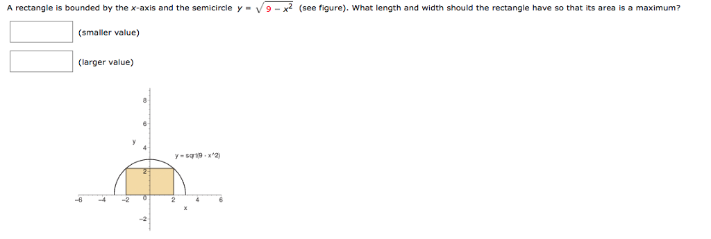 Solved A rectangle is bounded by the x-axis and the | Chegg.com