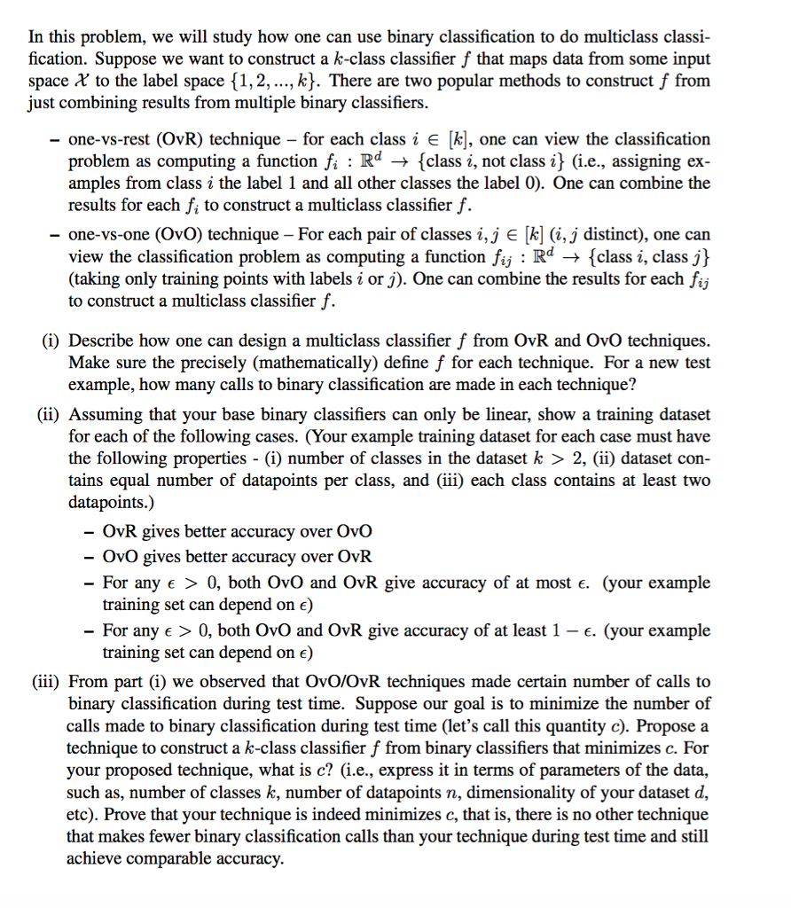 In this problem, we will study how one can use binary | Chegg.com