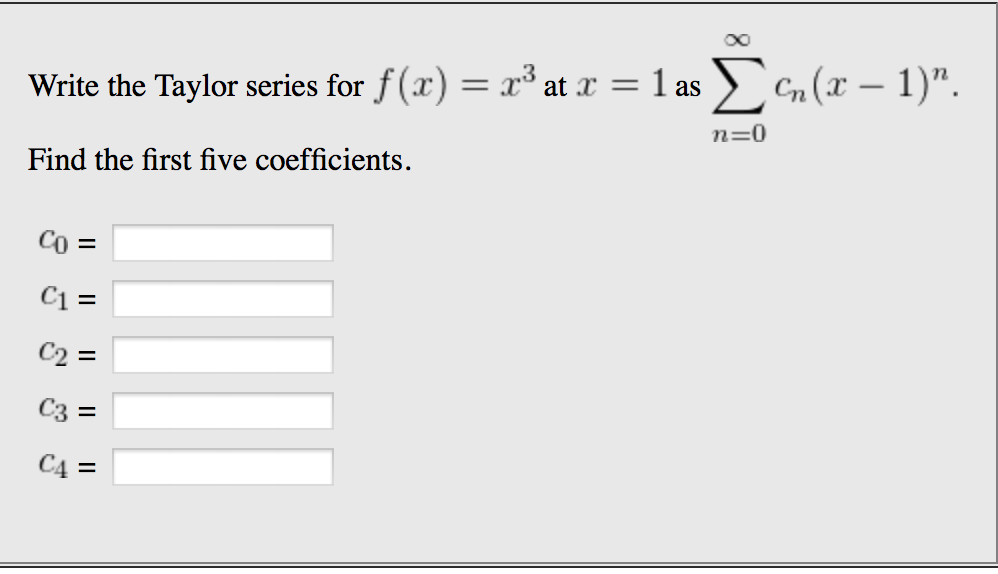 Find the first four terms of the Taylor series for | Chegg.com