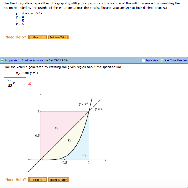 Use the integration capabilities of a graphing | Chegg.com