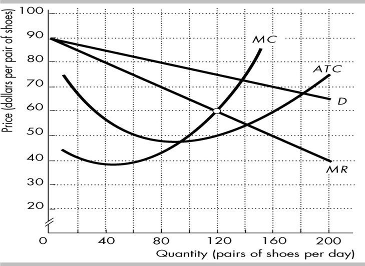 Solved The figure shows the demand curve for Nike shoes (D), | Chegg.com