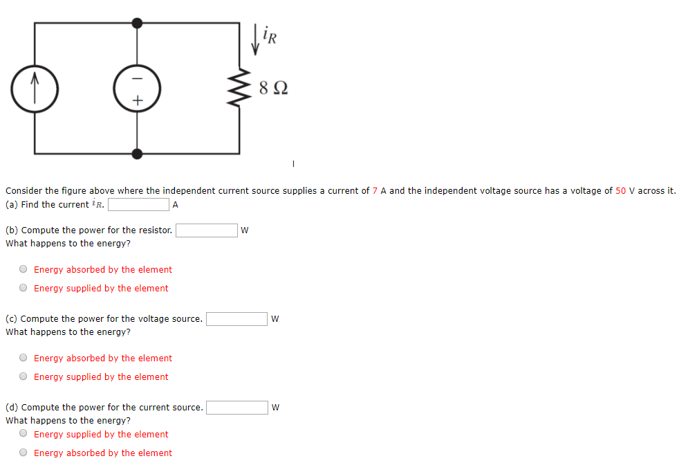 Solved Basic Physics/Electrical Questions. I would like to | Chegg.com