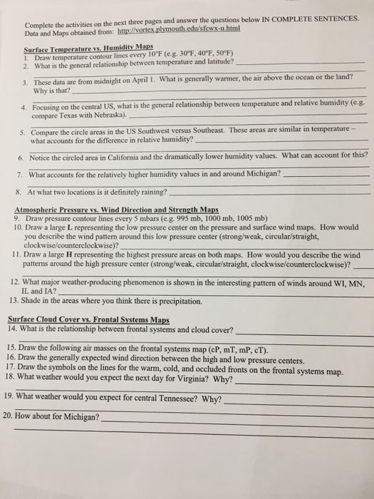Solved pages and answer the questions below IN COMPLETE | Chegg.com