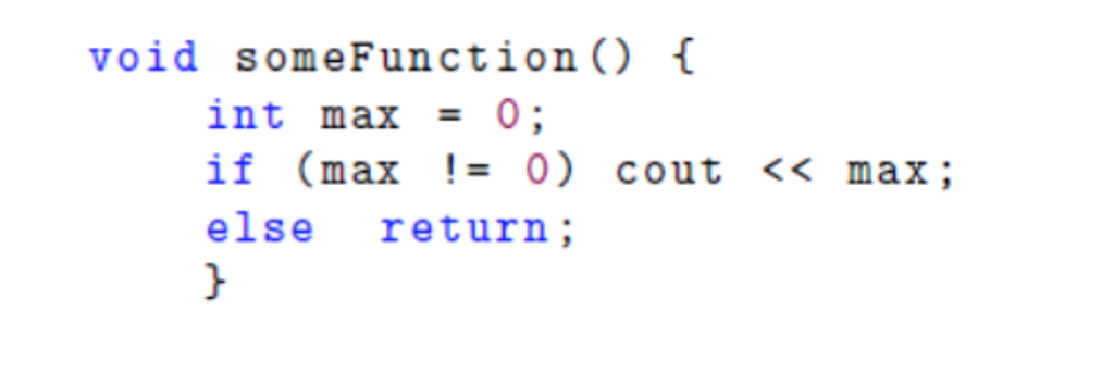 Does the return statement in the following void | Chegg.com