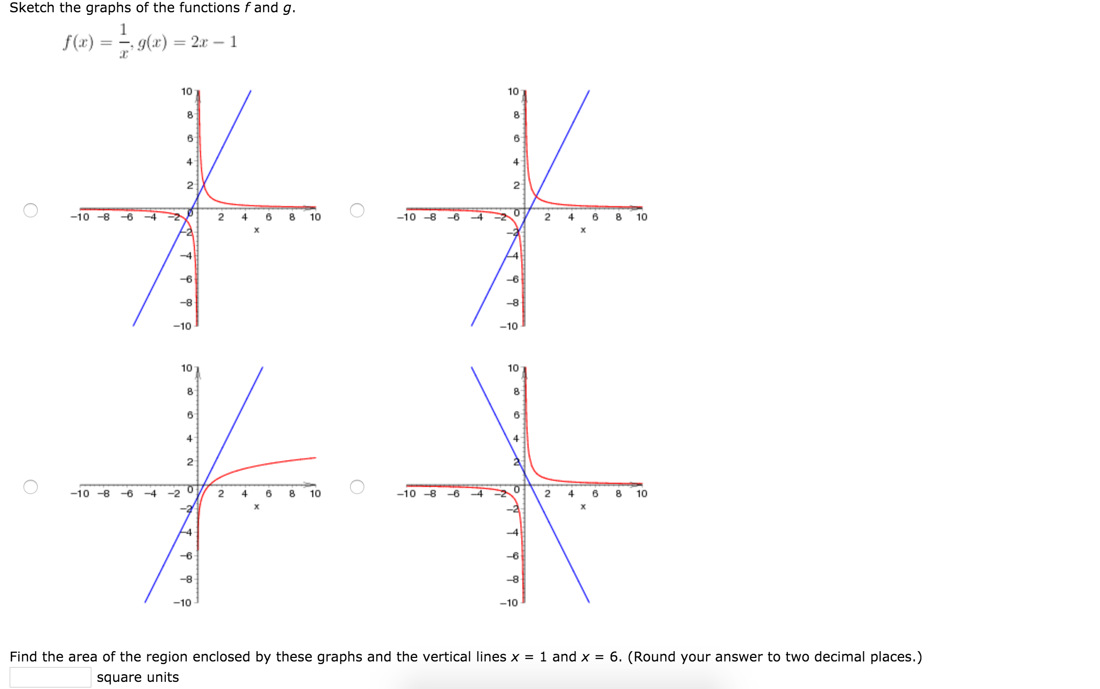 Solved Sketch the graphs of the functions f and g. f(x) = | Chegg.com