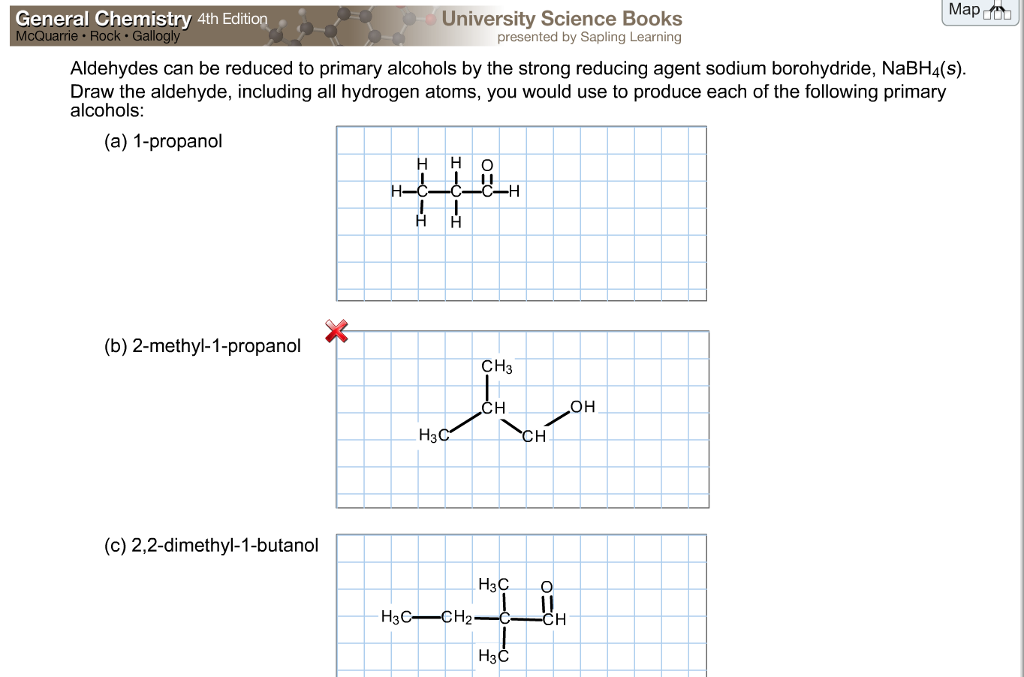 Solved Aldehydes can be reduced to primary alcohols by the | Chegg.com