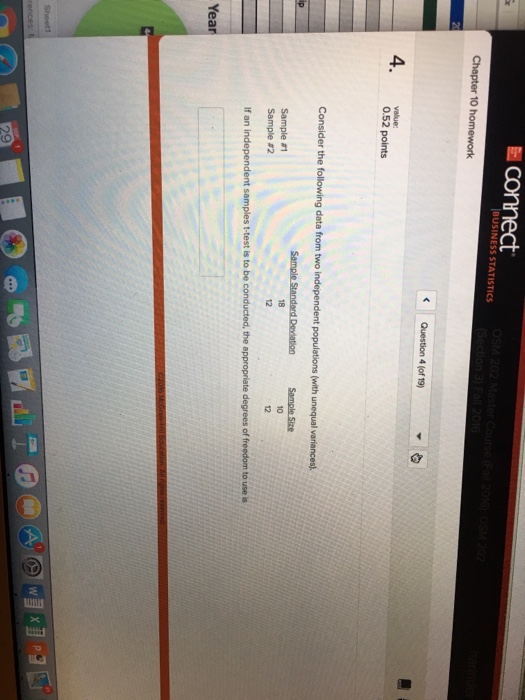 Solved Consider the following data from independent | Chegg.com