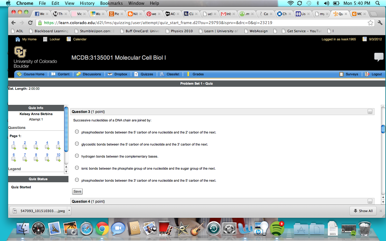 Solved Successive nucleotides of a DNA chain are joined by: | Chegg.com