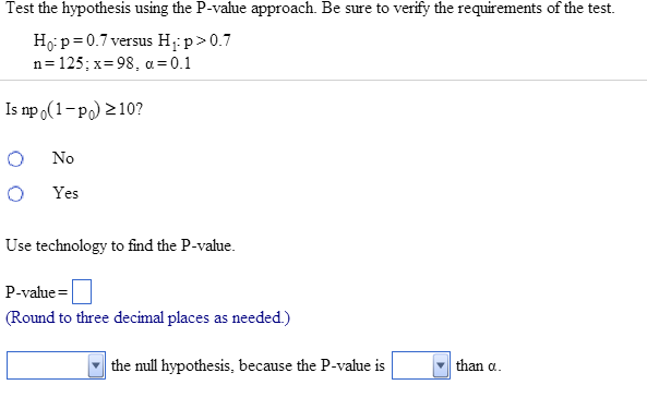 Solved Test the hypothesis using the P-value approach. Be | Chegg.com
