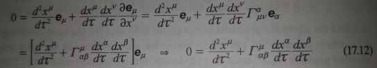 Solved e Geodesic Equation The geodesic equation given by | Chegg.com