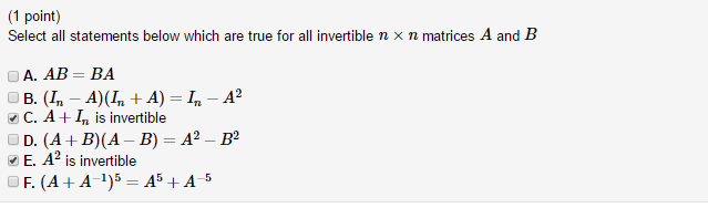 Solved Select all statements below which are true for all | Chegg.com