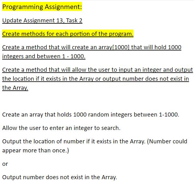 Solved Need help on Java H/W. Thanks This is Assignment 13 | Chegg.com