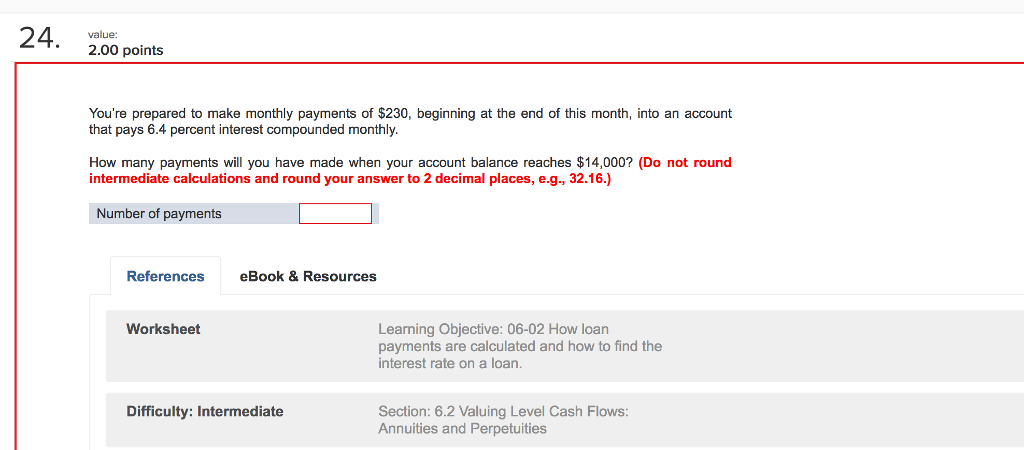 Solved 24 vale 24. 2.00 points value: You're prepared to | Chegg.com